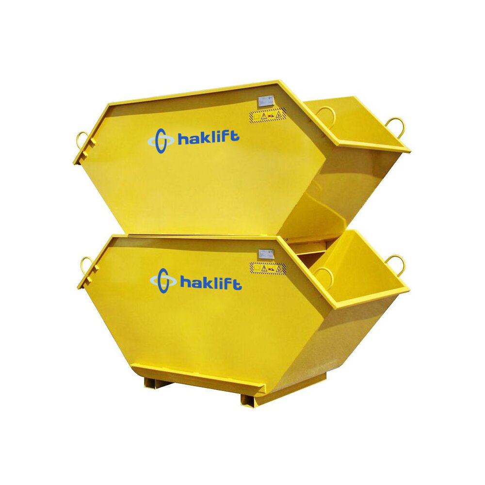 Space-saving stacking stillage containers for efficient storage | Haklift